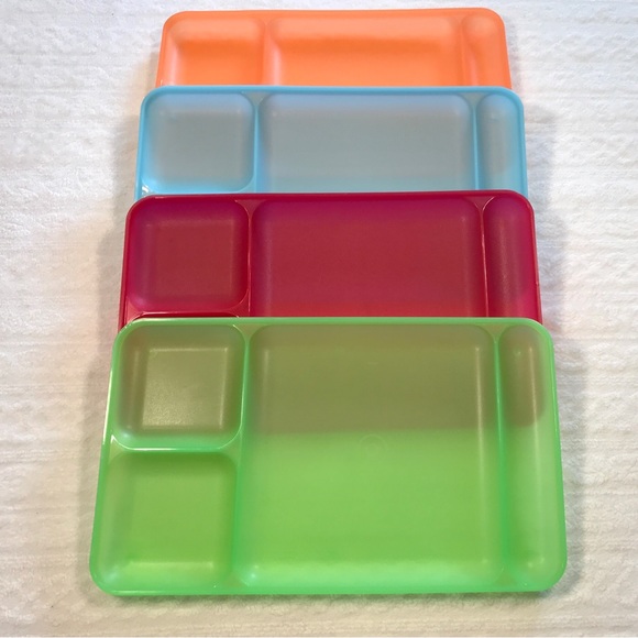 Tupperware | Dining | Tupperware Impressions Dining Trays Set Of Four ...